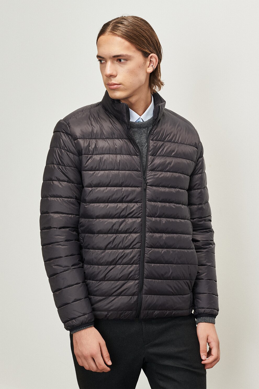 AC&Co, Geaca scurta matlasata, Negru, M - eMAG.ro