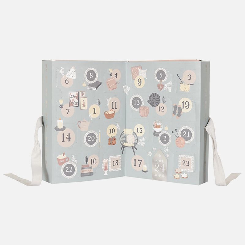 Calendar Advent de Craciun cu 24 de Lumanari Parfumate Premium 30,5 X ...