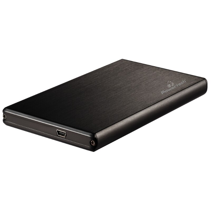 Rack extern HDD, PowerTech, PT-747, Metal, 2.5", 2TB, USB 2.0, Negru ...