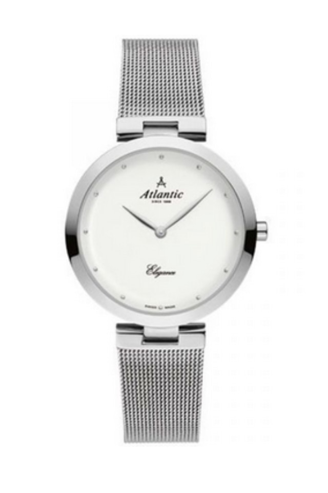 Ceas dama Atlantic, Otel, Argintiu - eMAG.ro
