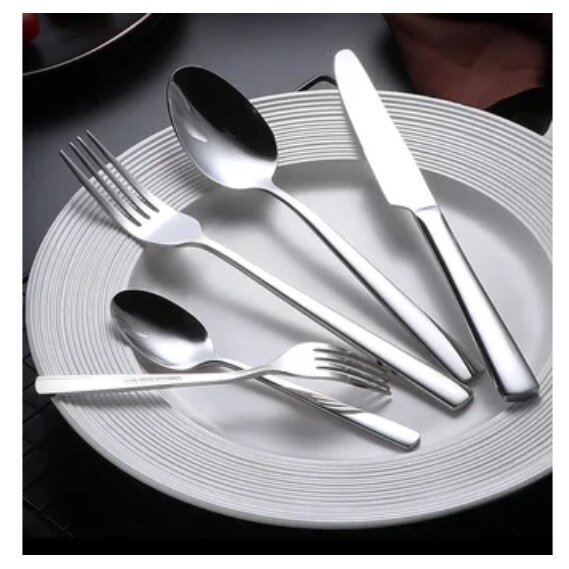 Set 24 tacamuri bucatarie, Inox, Argintiu - eMAG.ro