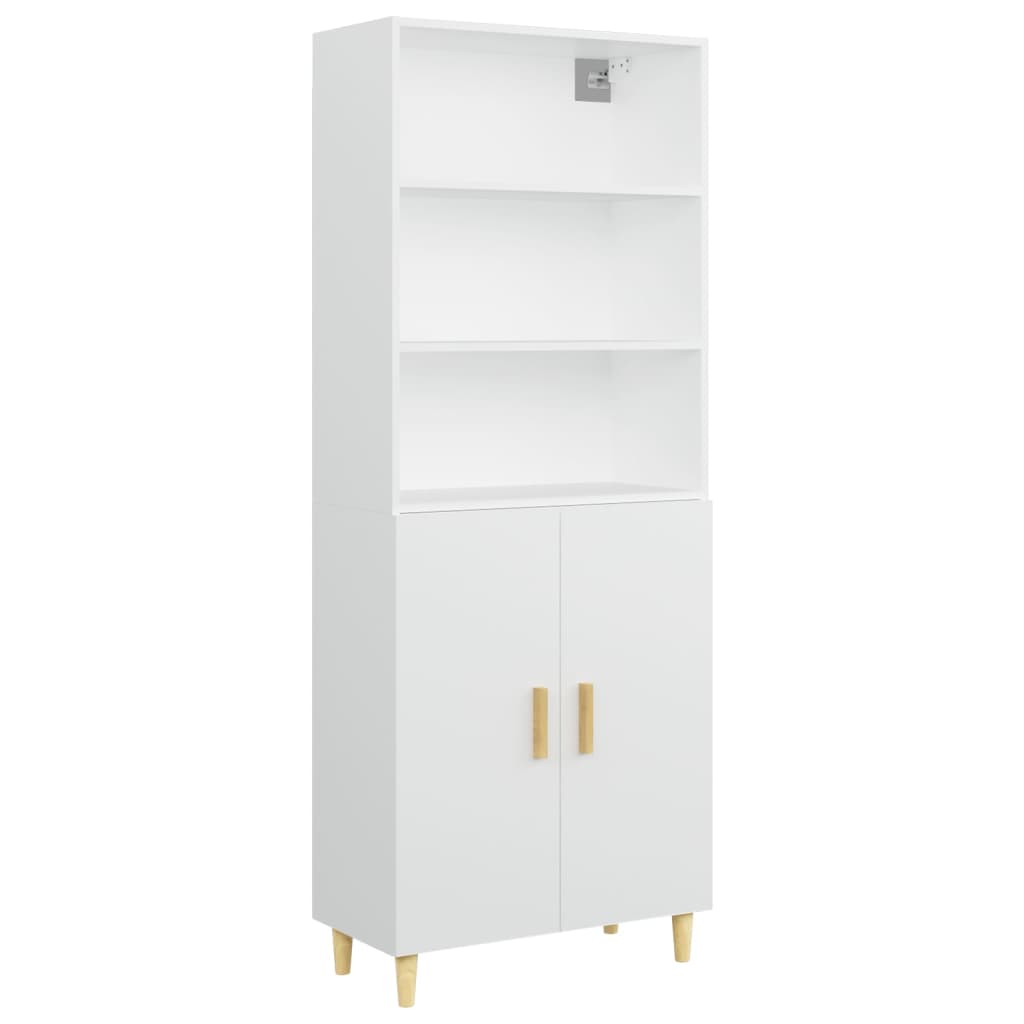 Dulap inalt, alb, lemn prelucrat, Super,95806 - eMAG.ro