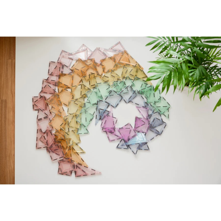 Set magnetic Magblox - 102 piese magnetice de constructie PASTEL ...