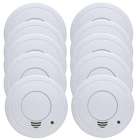 Set 10 x Detector fum fotoelectric Grundig, autonom, senzor optic ...