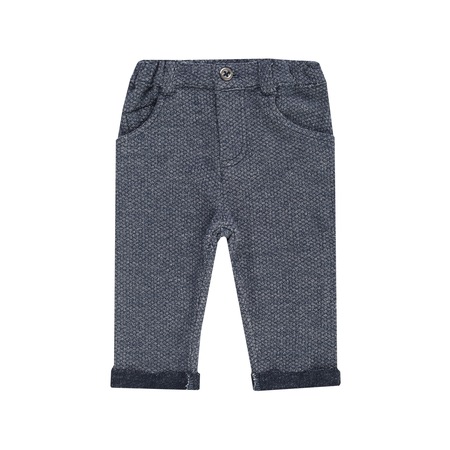 Pantaloni lungi eleganti, baieti, Albastru, Jungle Mood, marime 74 ...