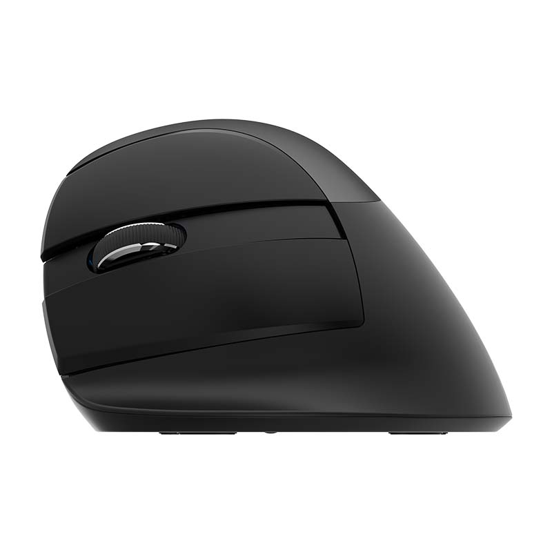 Mouse vertical wireless M618ZD, Delux, 4000 DPI, Negru - eMAG.ro