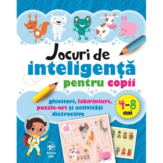 Jocuri de inteligenta pentru copii. 4-8 ani - eMAG.ro