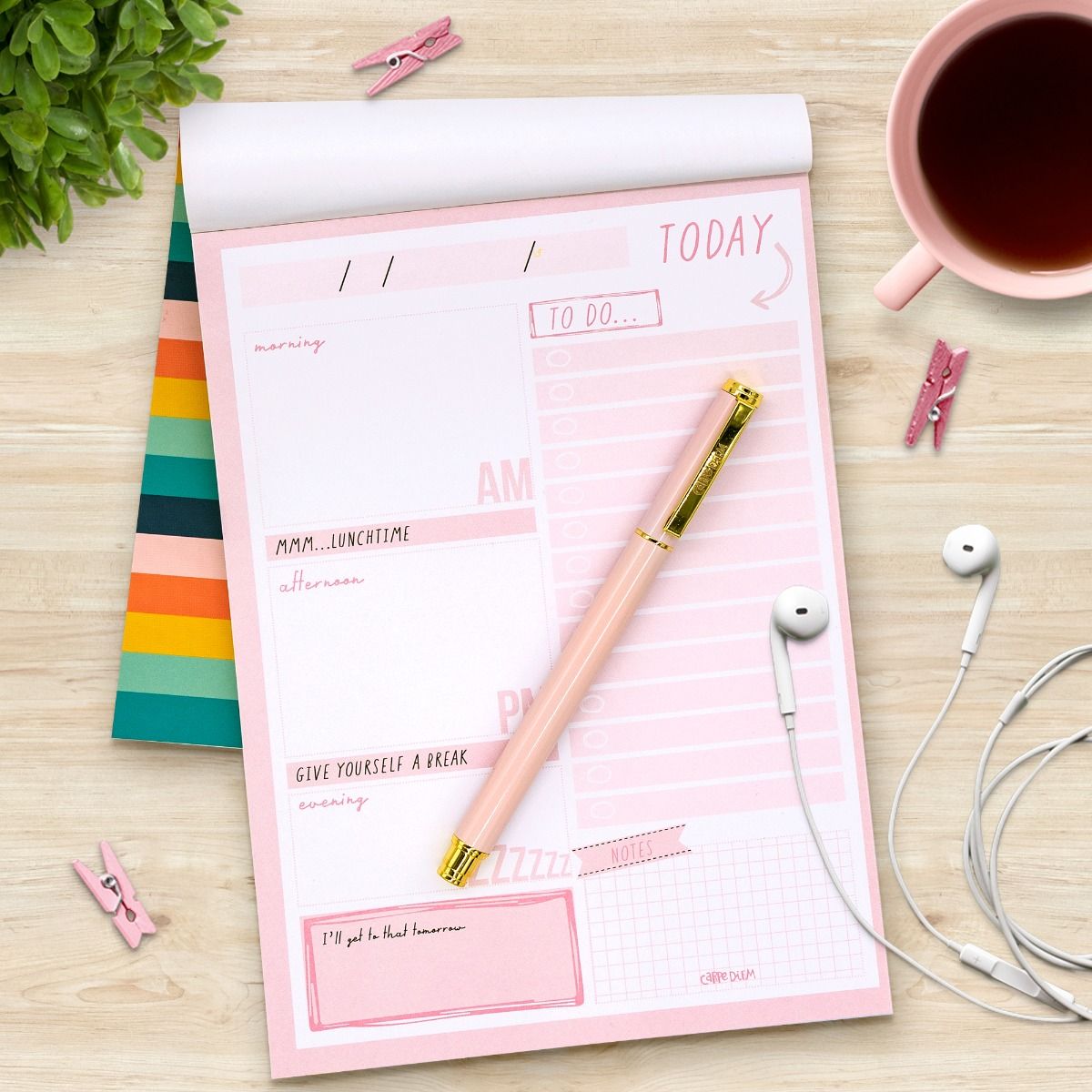 Agenda Daily Planner, Pukka Pad, A5, 60 file, cu organizare zilnica ...