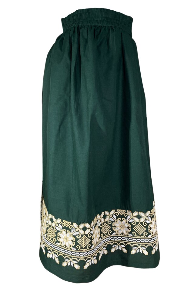 Fusta dama cu model F1, Dacali, verde, M - eMAG.ro