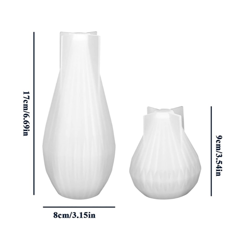 Set 2 matrite lumanari, Silicon, Alb - eMAG.ro