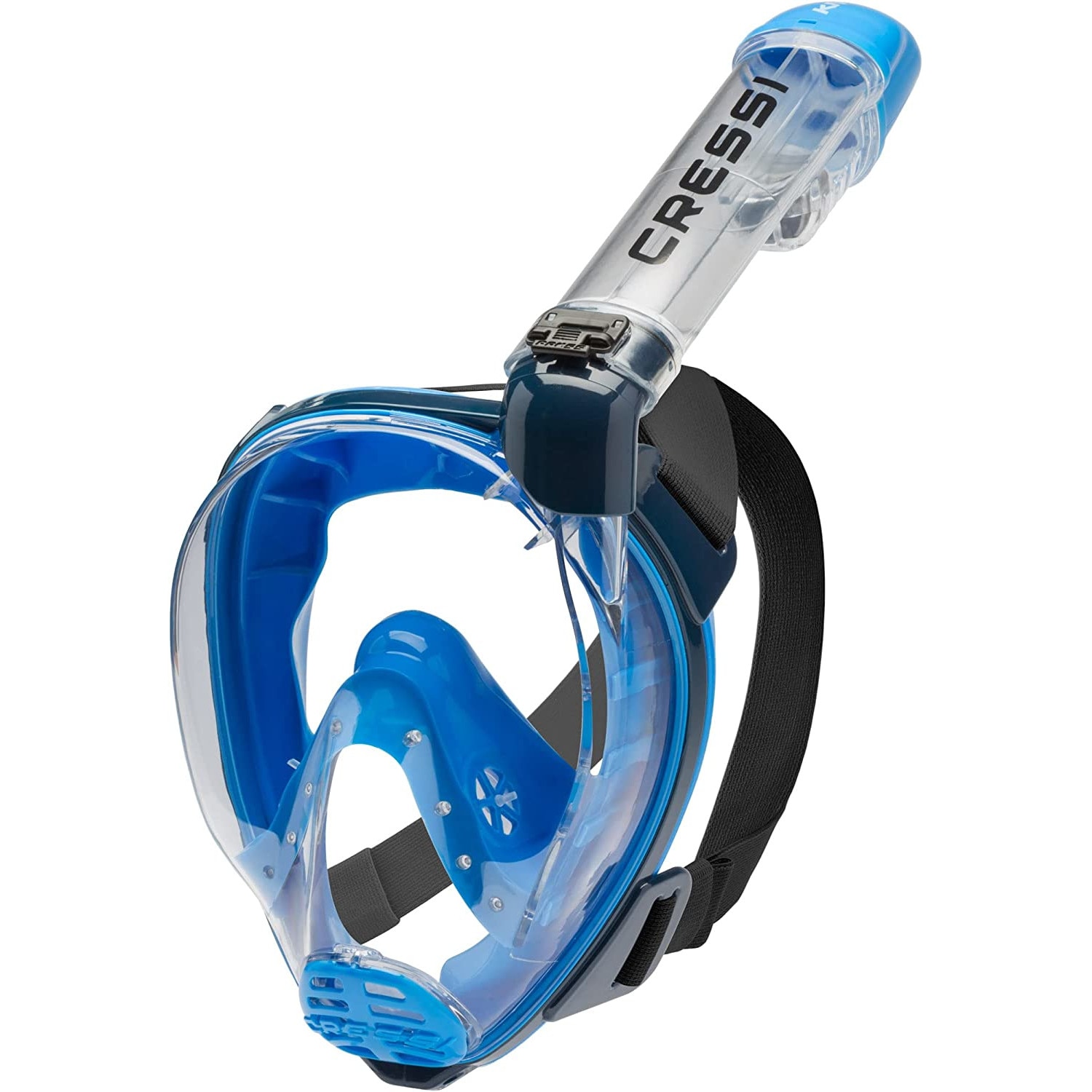 Masca Full Face Snorkeling, Cressi Knight, Profesionala, Marime M-L ...