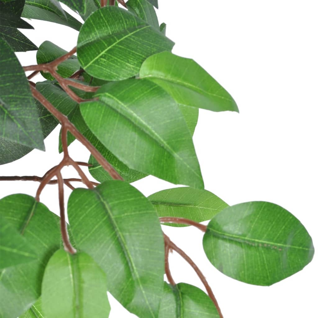 Ficus artificial cu aspect natural si ghiveci, 110 cm 241360 - eMAG.ro