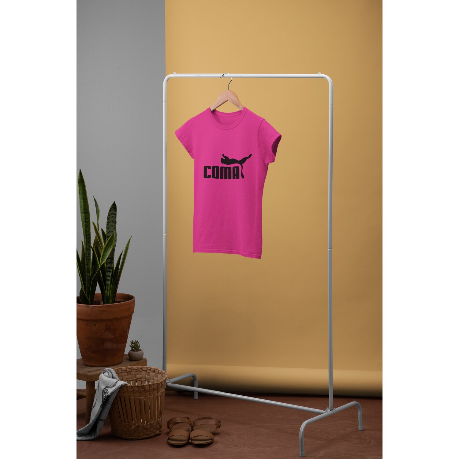 Tricou de dama personalizat, Roz, Coma, 3XL - eMAG.ro