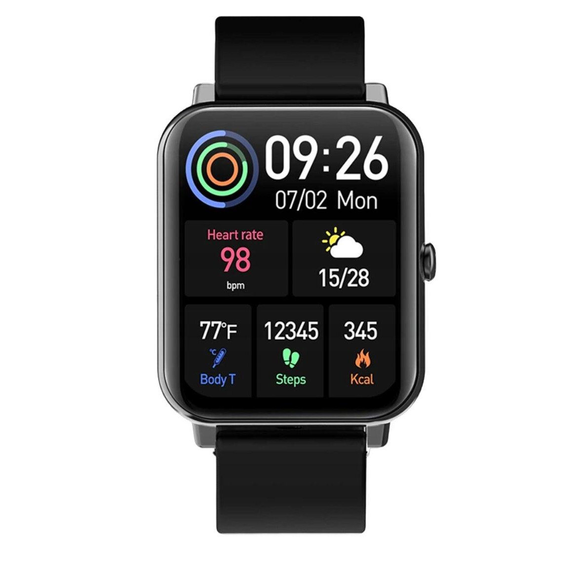 Smartwatch, TFT 1.69", Bluetooth, IP68, Monitorizarea functiilor vitale ...