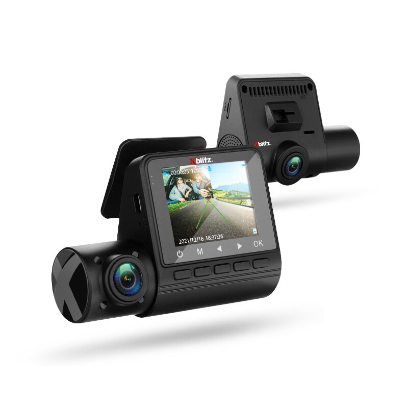 Xblitz DUAL VIEW - Menetrögzitő kamera dupla kamerával GPS-sel - eMAG.hu