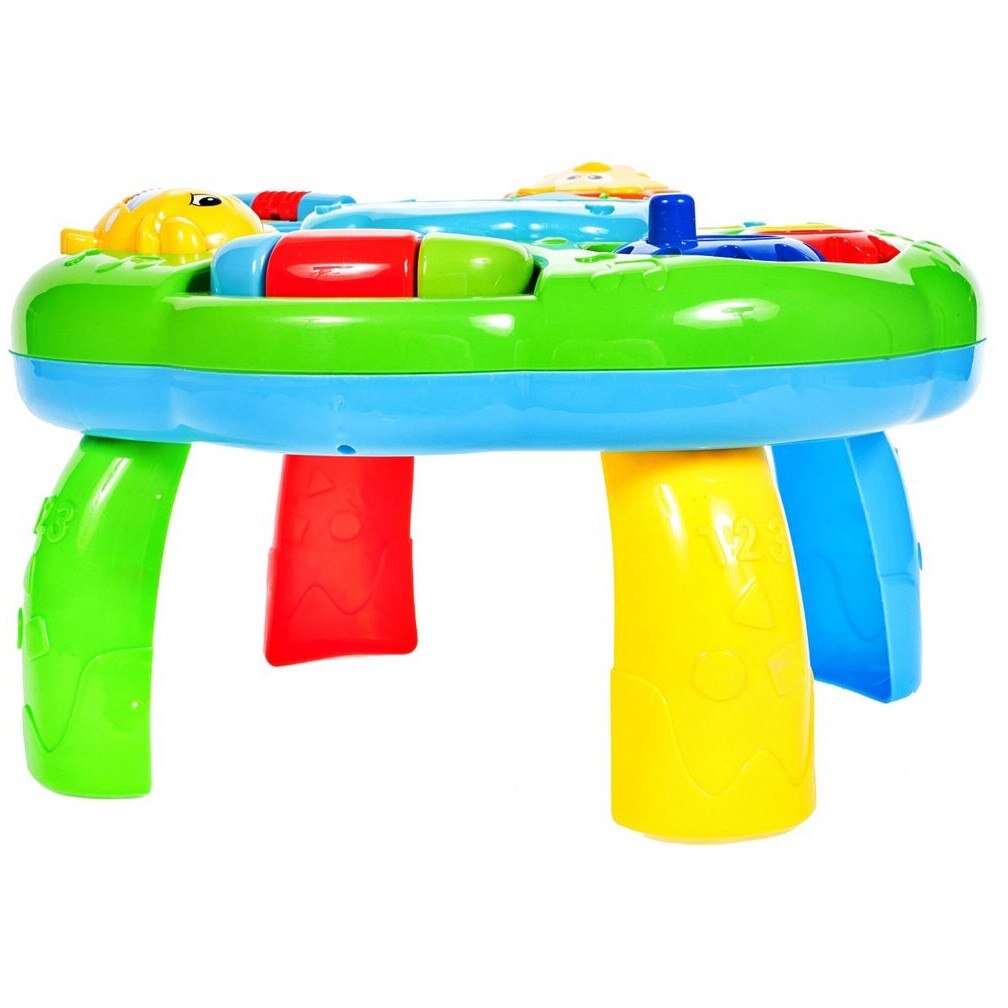 Интерактивна маса за бебе Isp Likesmart Do Re Mi Барабан с централно осветление Звуци