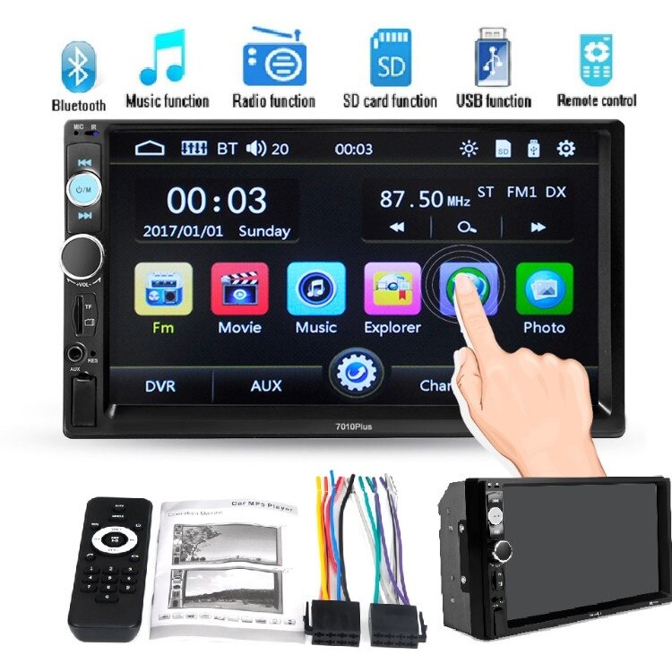 Navigatie auto 2 DIN universal iKlassQeer®, Bluetooth, Display ...
