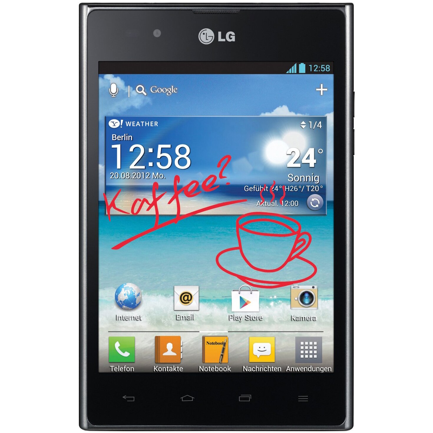 Telefon mobil LG Optimus Vu P895, Black - eMAG.ro