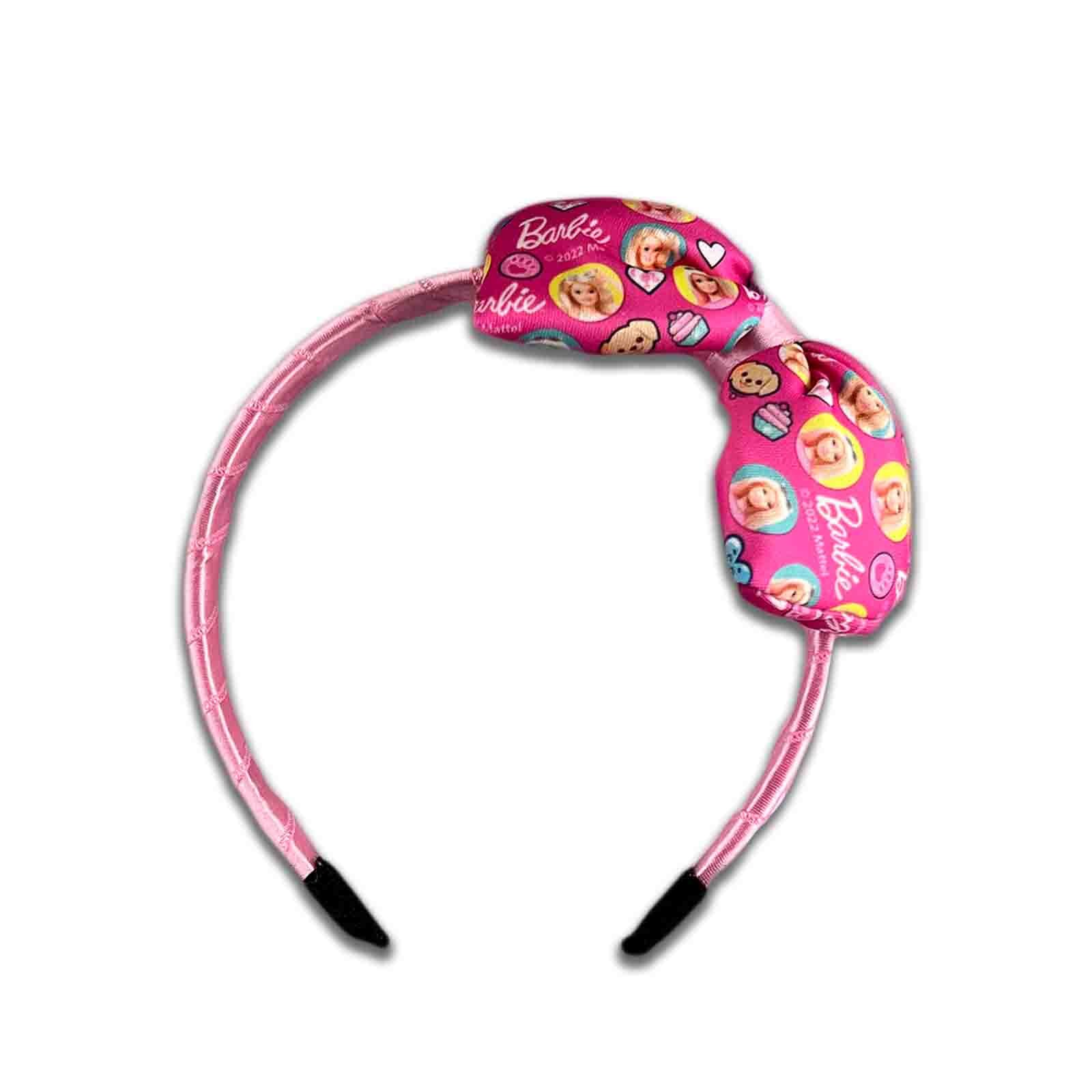 Cordeluta cu fundita, bentita de par pentru fete, Barbie, Roz - eMAG.ro