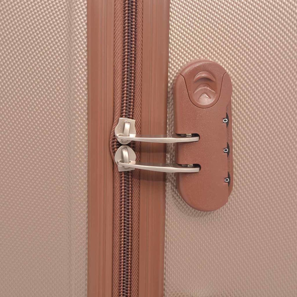 Set 4 Set de valize trollere, culoare sampanie,, Modern,11,65 KG ...