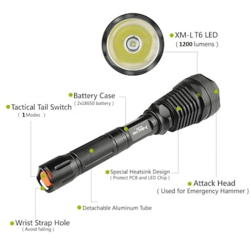 Lanterna militara X-BALOG BL-Q2800 - eMAG.ro