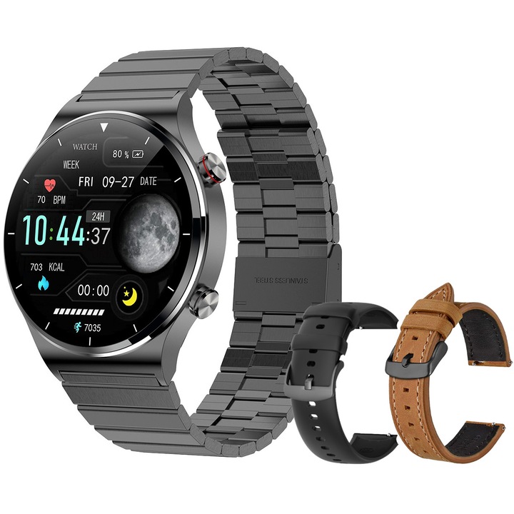 Ceas Smartwatch DT™ WATCH3 PRO MAX Apel Bluetooth HD, 1.45 ...