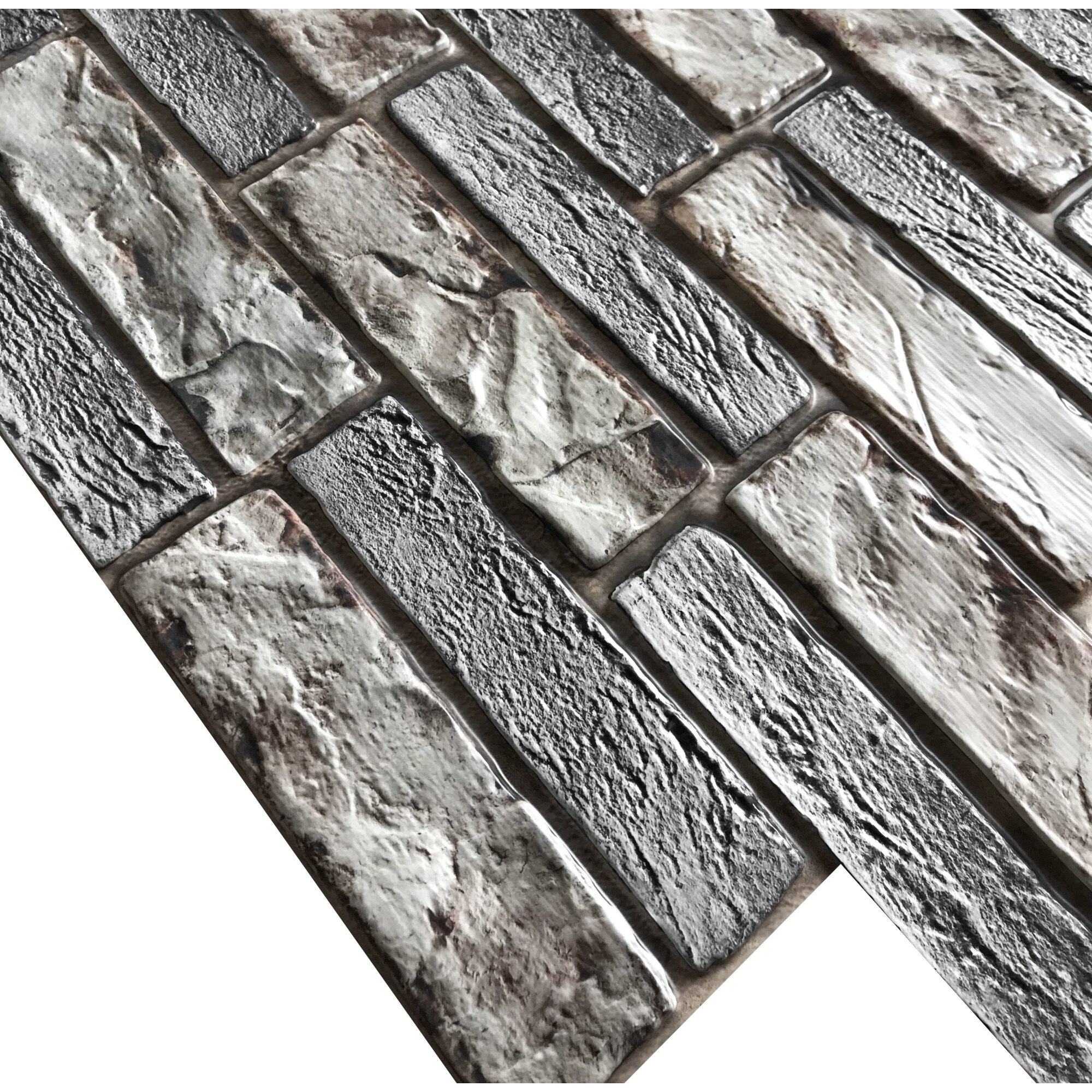 Panou decorativ, PVC, 96 x 48 cm, Gri/Bej - eMAG.ro