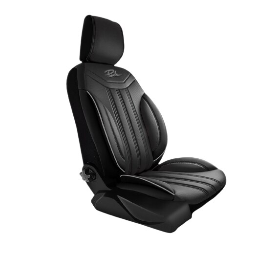 Set huse scaun auto, Panda, Miami, Piele ecologica, Universale Fata ...