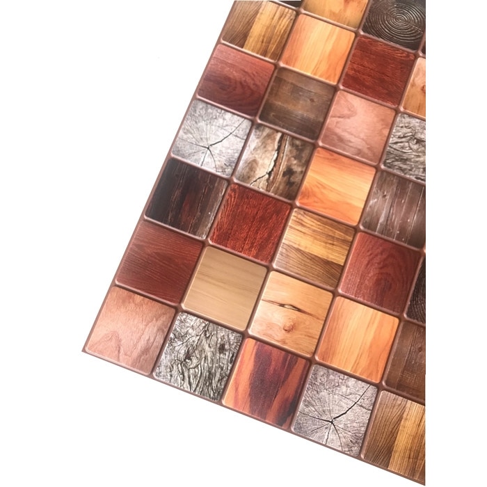 Panou decorativ, PVC, 95.5 x 48 cm, Multicolor - eMAG.ro