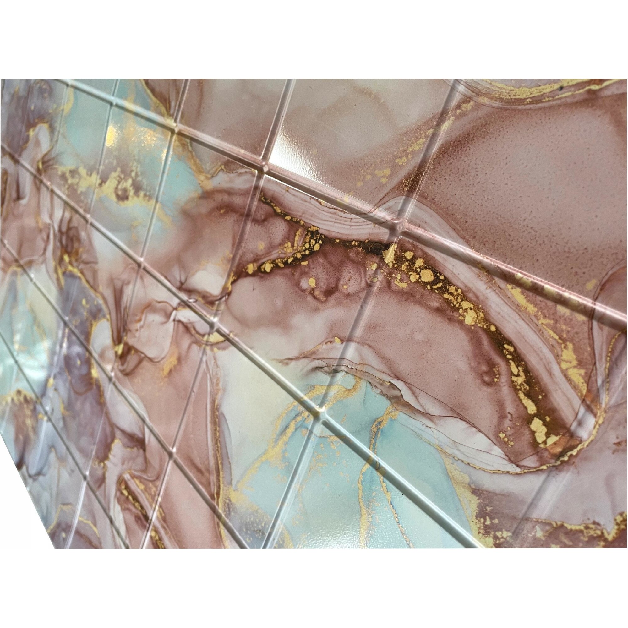 Panou decorativ, PVC, 96.4 x 48.4 cm, Multicolor - eMAG.ro