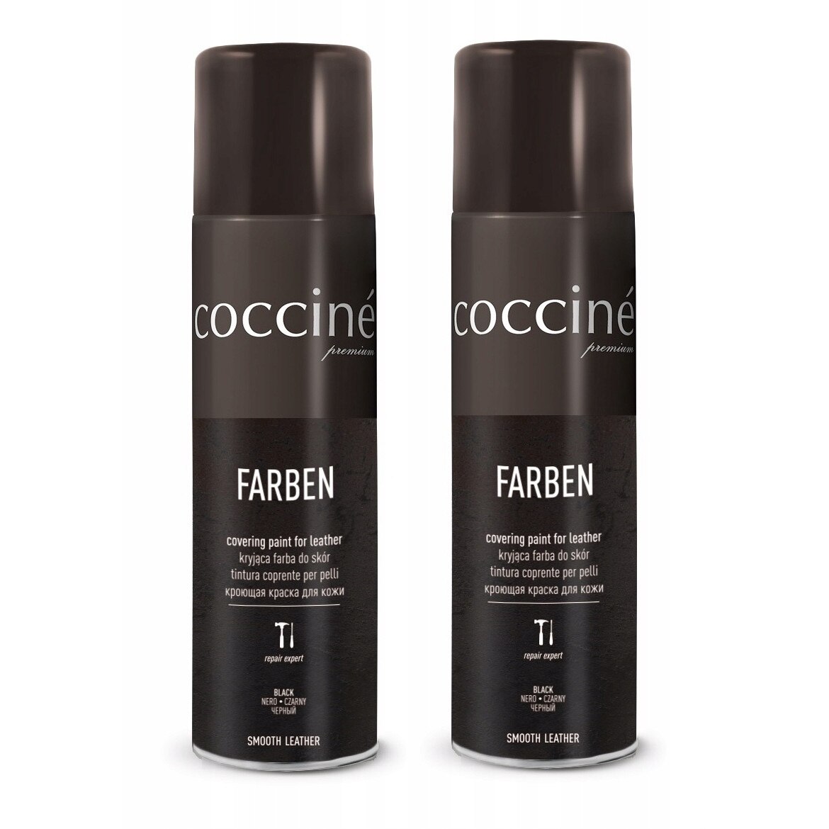 Set 2 bucati spray pentru pantofi Farben, Coccine, 2 x 250 ml, Negru ...