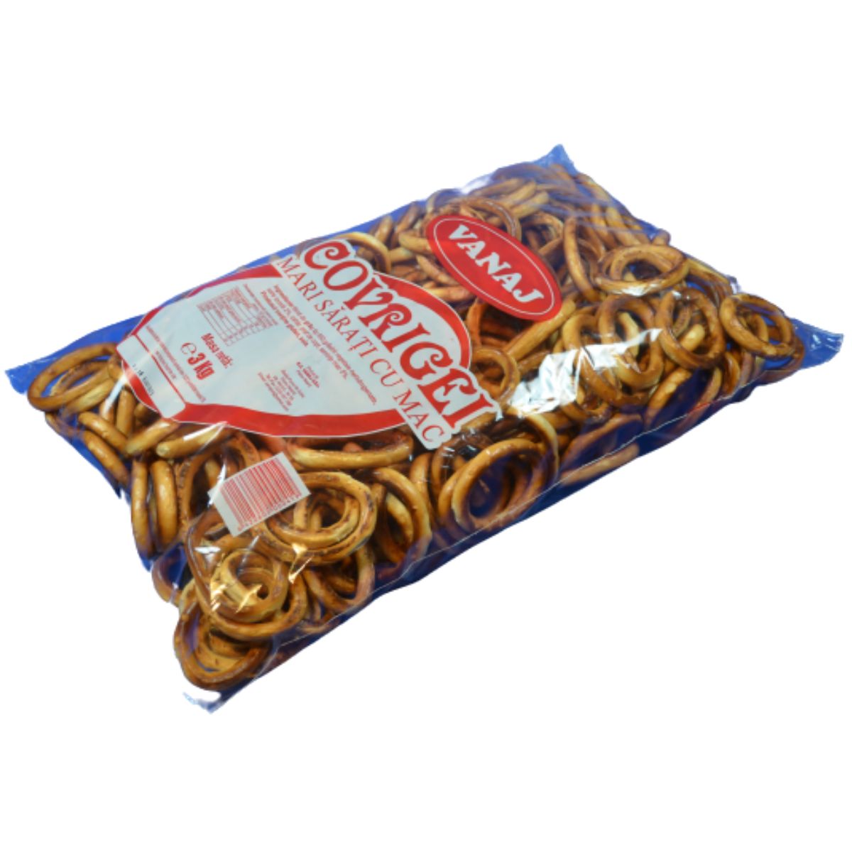 Covrigei mari sarati cu mac, Vanaj, 3kg - eMAG.ro