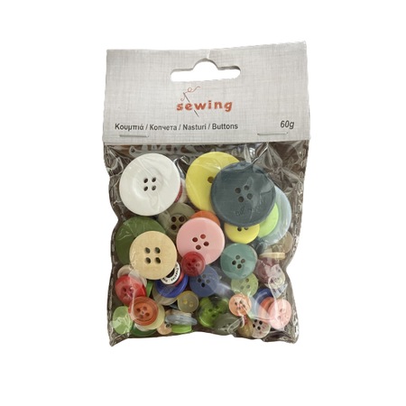 Set 100 nasturi colorati, 60g - eMAG.ro