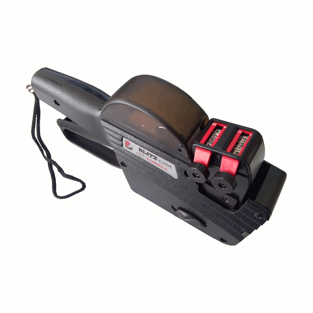 Marcator data, pret sau/si cod, Blitz C20A, 2 linii, 10/10 caractere ...