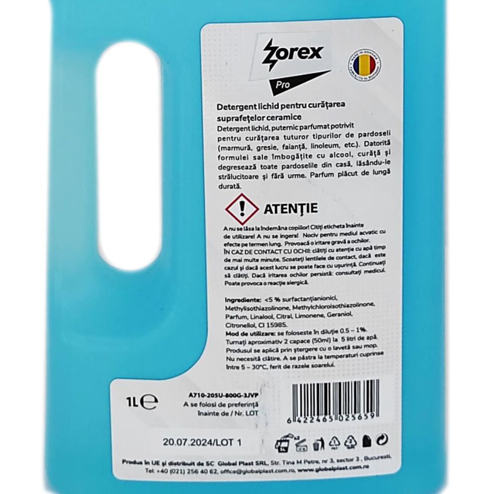 Zorex Течен препарат за плочки, 1л - eMAG.bg