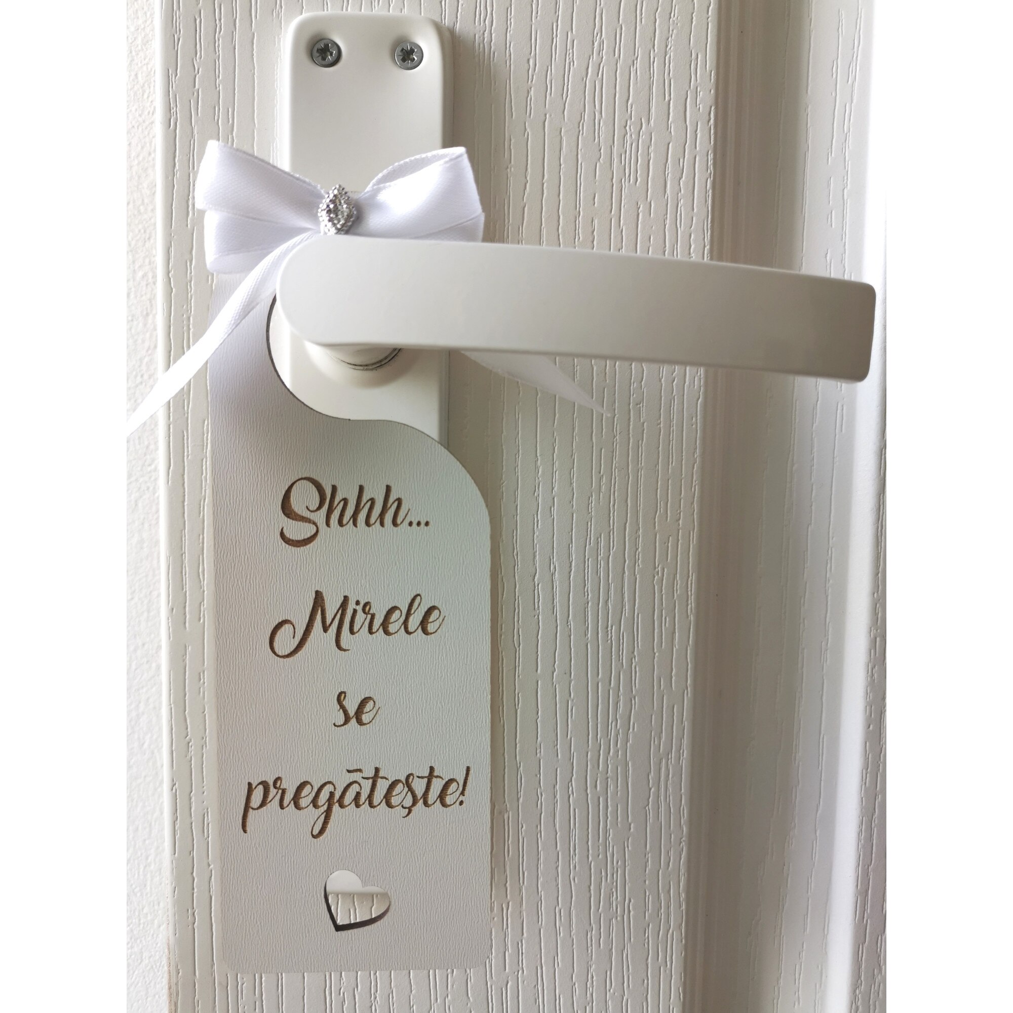 Set 2 agatatori usa pentru nunta, mire si mireasa - eMAG.ro