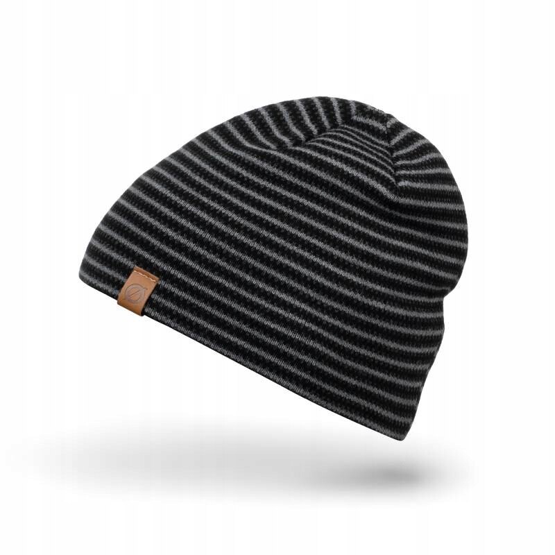 Caciula de iarna barbati, Brodrene, Lana, Dimensiune universala, Negru ...