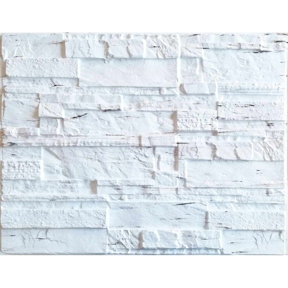 Panou decorativ, Euredeco, PVC, Alb, 44 x 58 cm - eMAG.ro