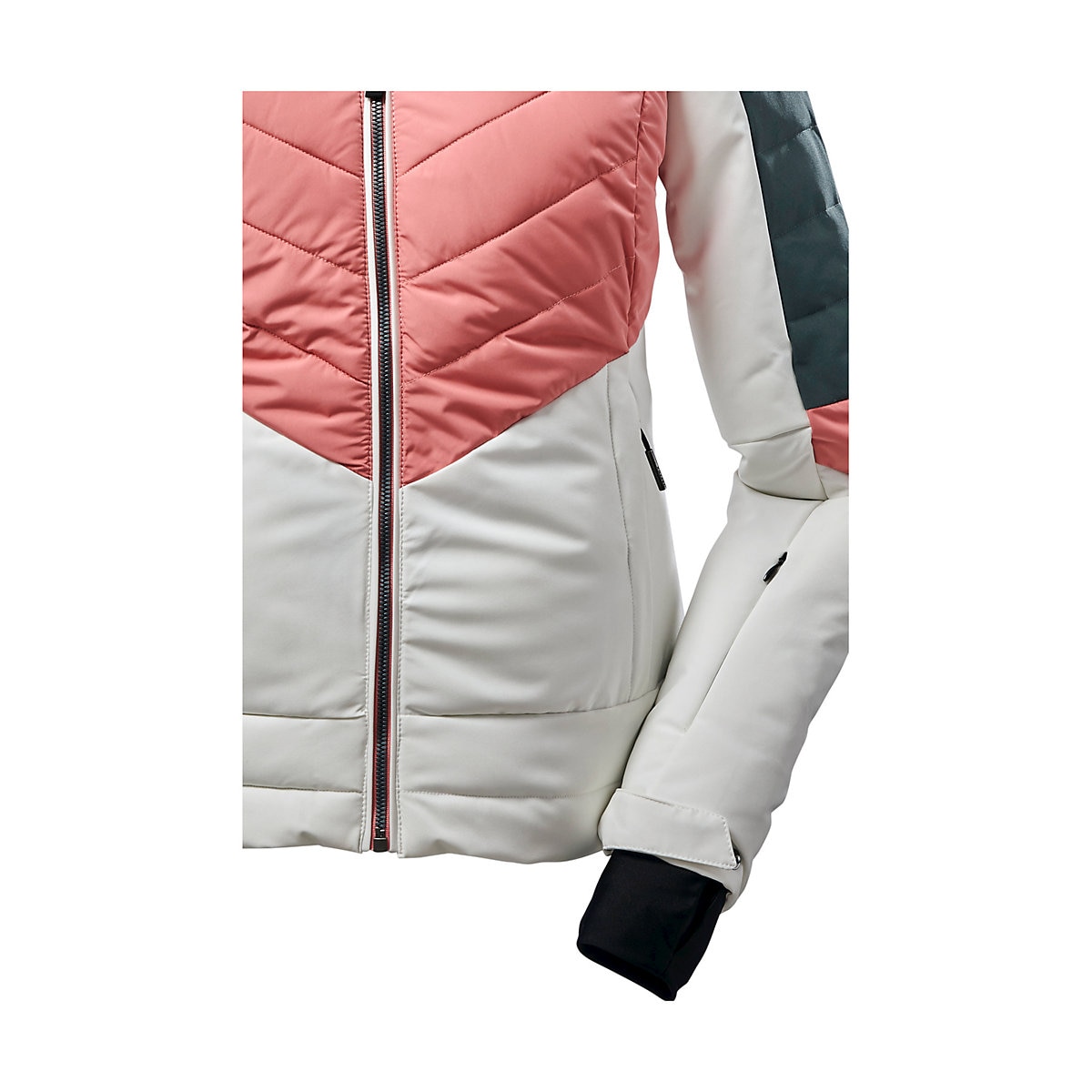 Geaca ski Killtec KSW 250, alb/rose/oliv, marime 40 - eMAG.ro