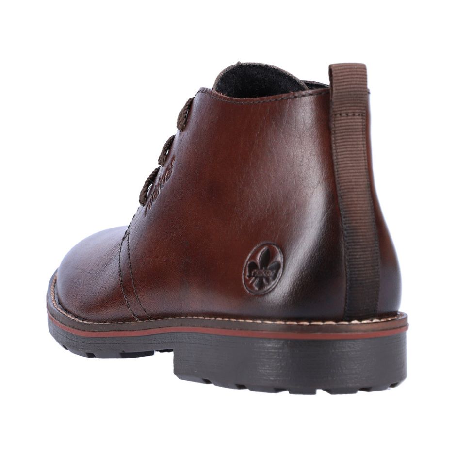 Ghete barbati Rieker 15300, maro - eMAG.ro