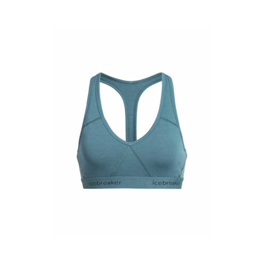 Bustiera Icebreaker, Sprite Racerback, Blue Spruce, L, albastru - eMAG.ro