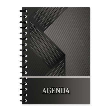 Agenda A5 nedatata, coperta carton model Metal M10 - eMAG.ro