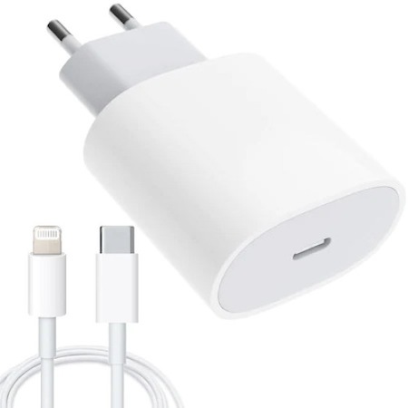 Incarcator telefon, 20W, USB-C, 1m, Alb - eMAG.ro