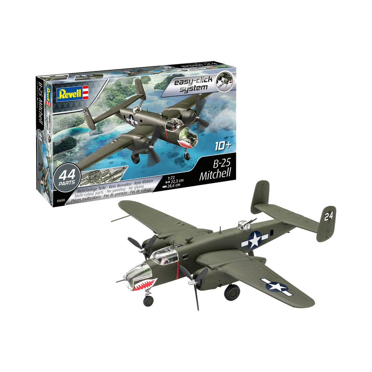 Сглобяем модел, Revell, Американски бомбардировач B-25 Mitchell, 44 ...