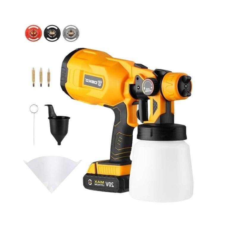 Пистолет за боядисване Deko Tools DKSG60K1, 600W, 32000rpm, 1200ml ...