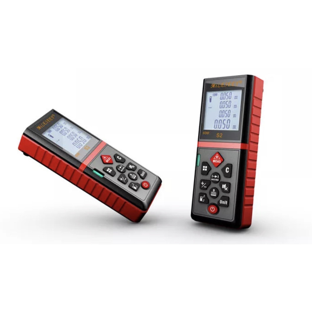 Telemetru cu laser profesional, Mileseey S2, 100 m, ± 2 mm precizie ...