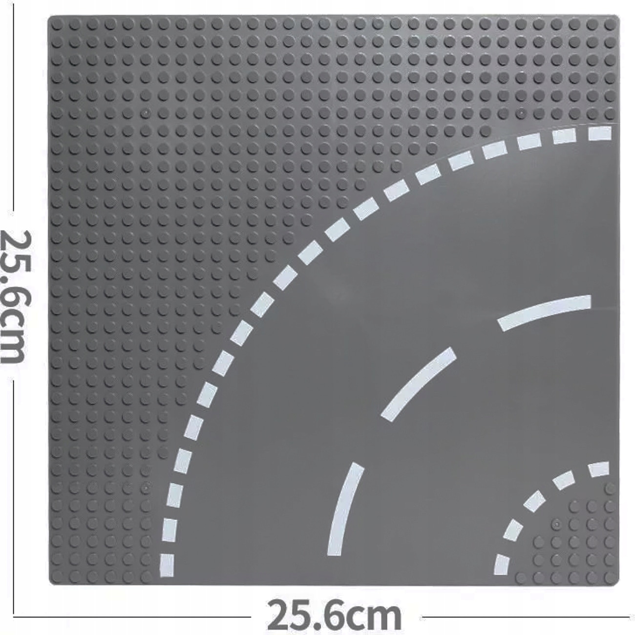 Placa de constructie sosea pentru blocuri Lego, Curba, 32x32, Gri - eMAG.ro