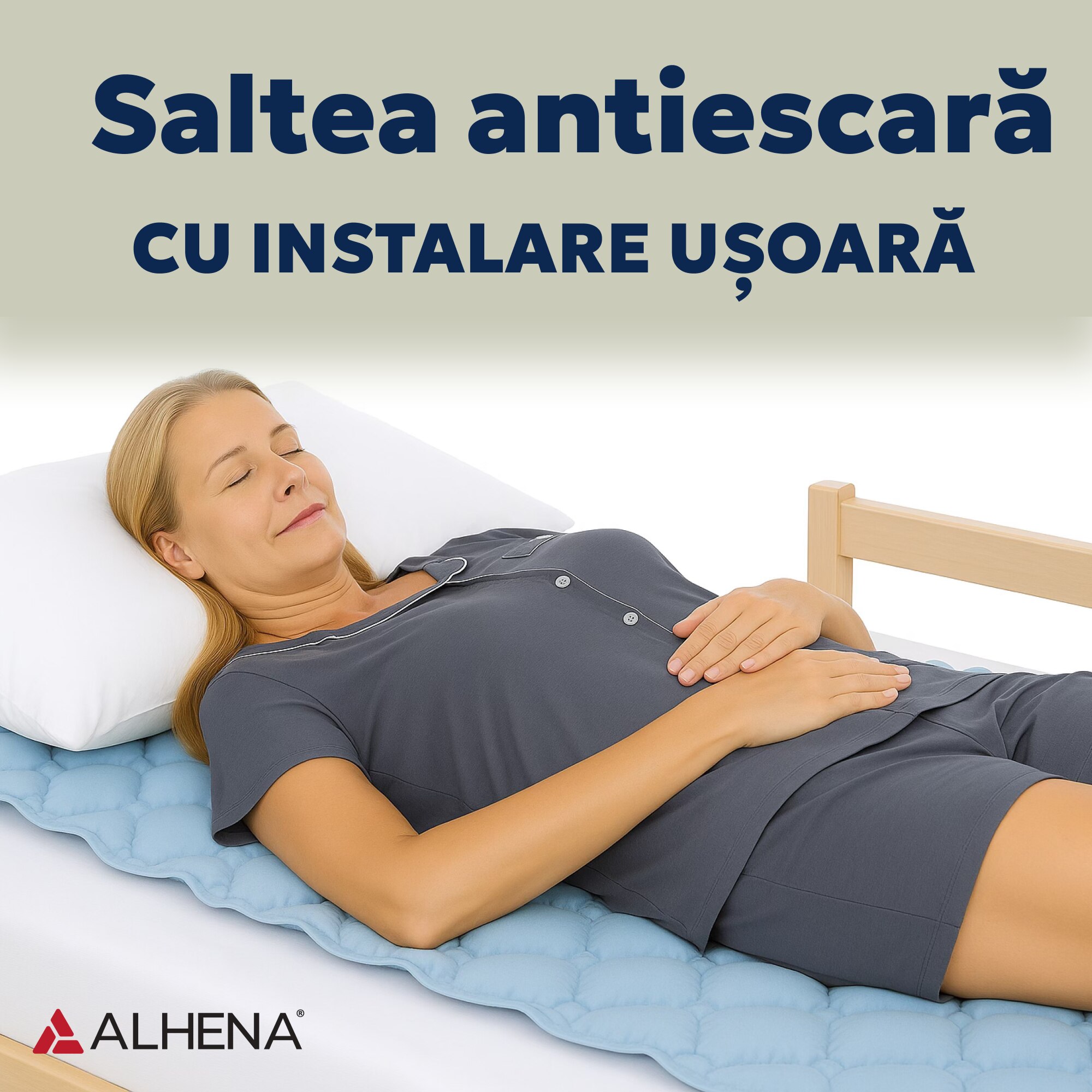 Saltea Antiescara Cu Compresor Silentios, Alhena® HF6001/HF608, Cu 2 ...