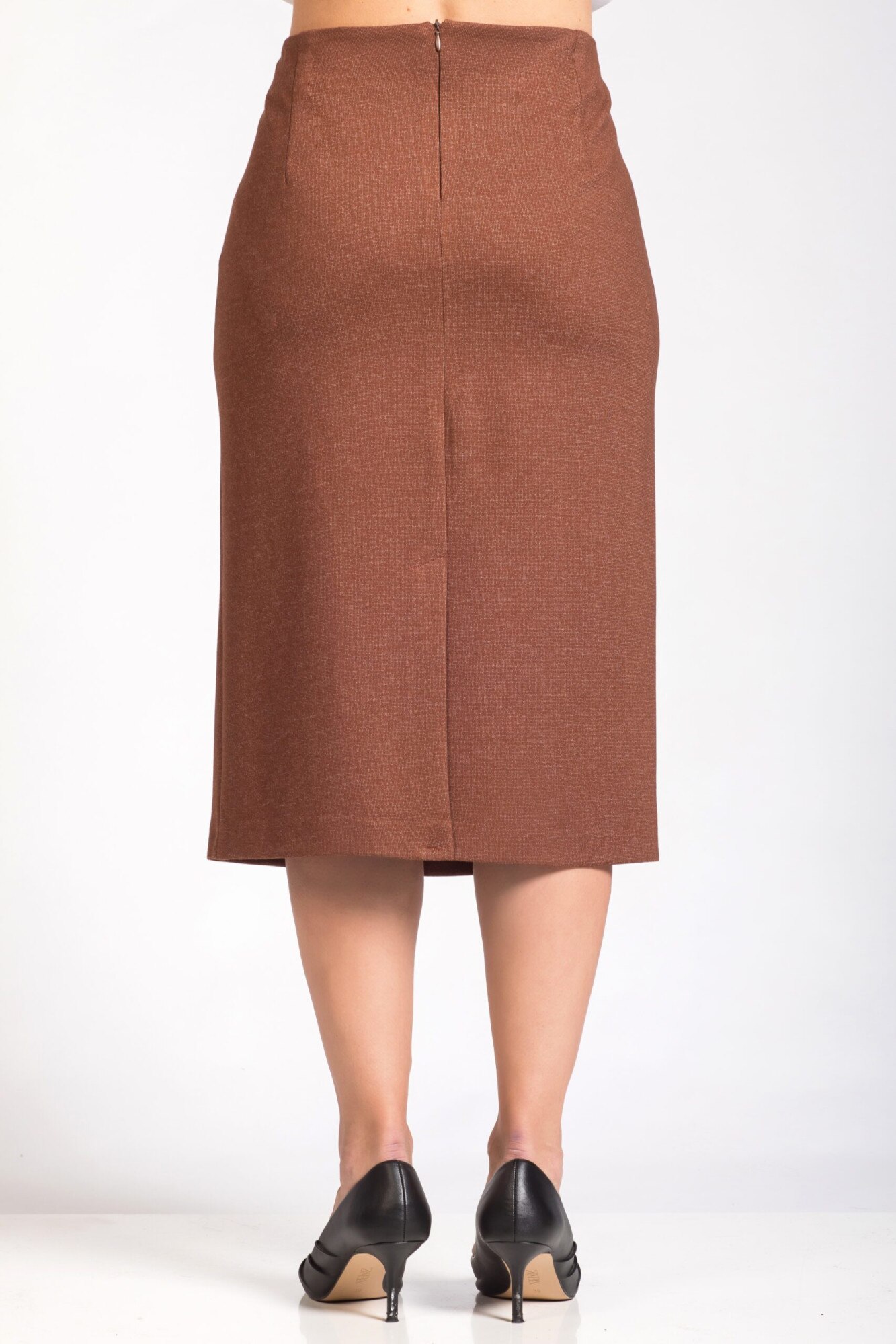 Fusta dama, Fent, Denim, Maro, 56 EU - eMAG.ro