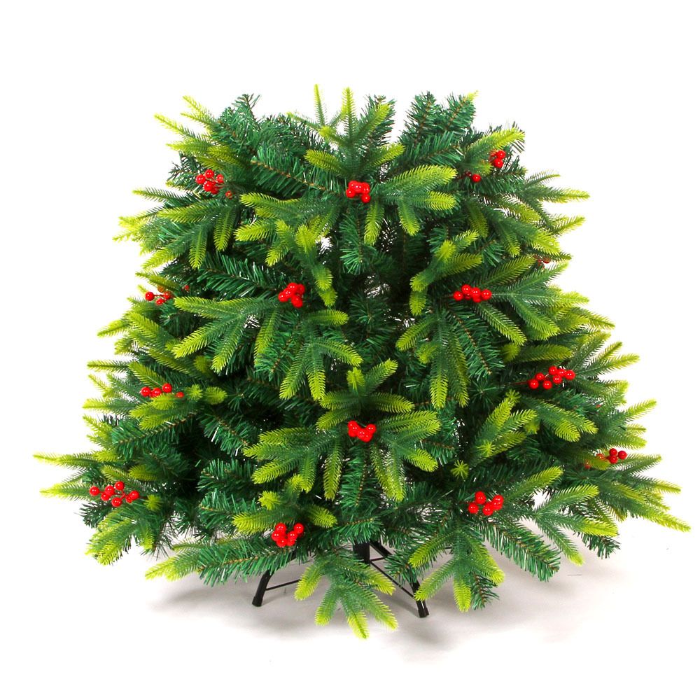 Brad artificial de munte, 210cm, 355 ramuri, 2 modele de frunze, cu ...